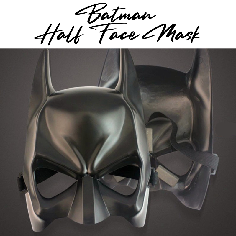 Costume : Batman Plastic Half Mask (PVC004) – AhBoy2Man